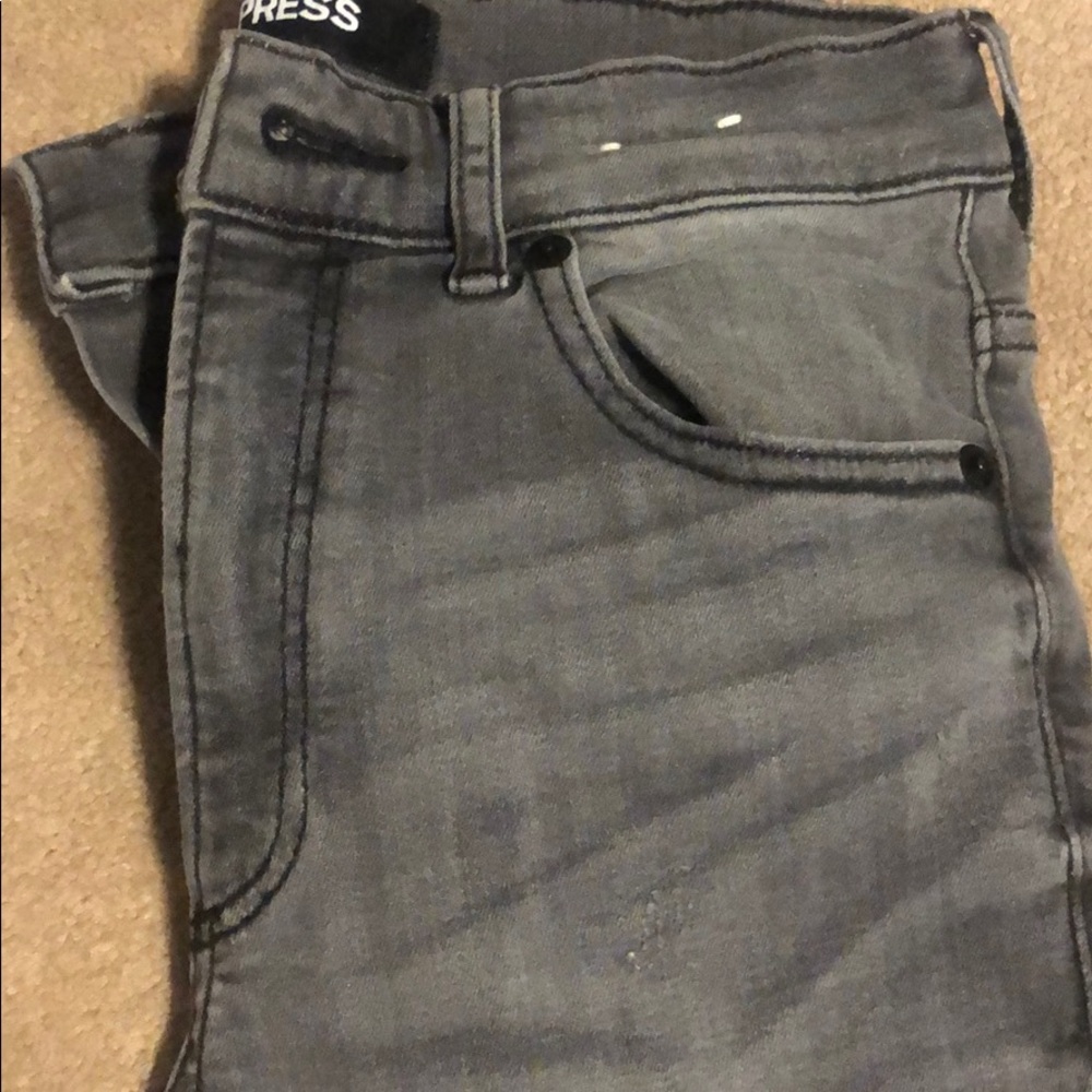 Grey Express Skinny Jeans - Gem